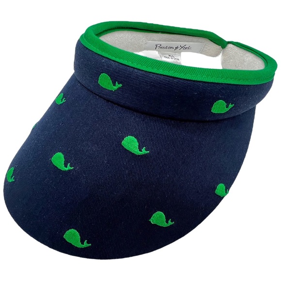 Preston & York | Accessories | New Preston York Sun Visor Preppy Whale ...